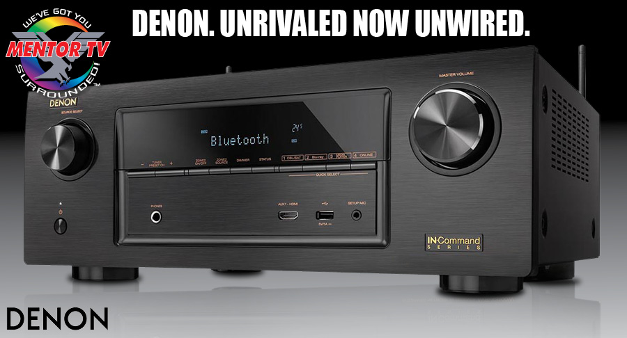 Mentor TV • Denon Home Audio • Home Theater Receivers